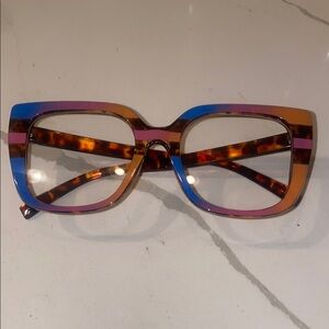 Accessories | Colorful Square Frame Glasses | Poshmark